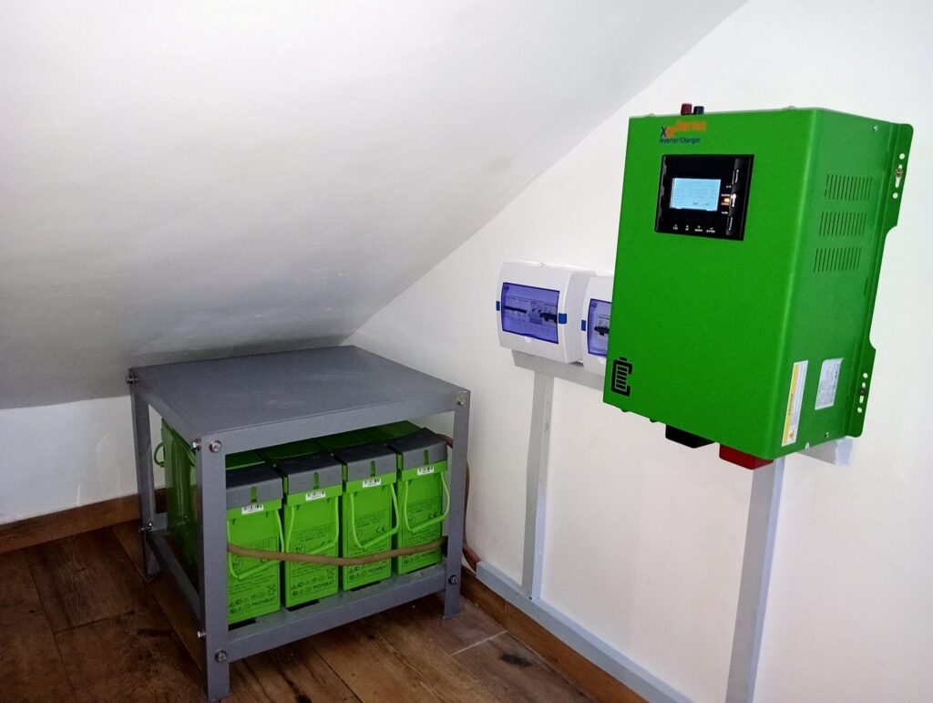 5 KVA / 48 V Battery Backup UPS System (4 × 200Ah Batteries) » Mindseye ...